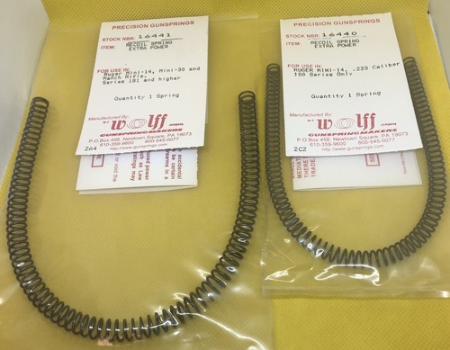 RUGER MINI EXTRA POWER RECOIL SPRING EARLY OR LATE MODELS by WOLFF | eBay