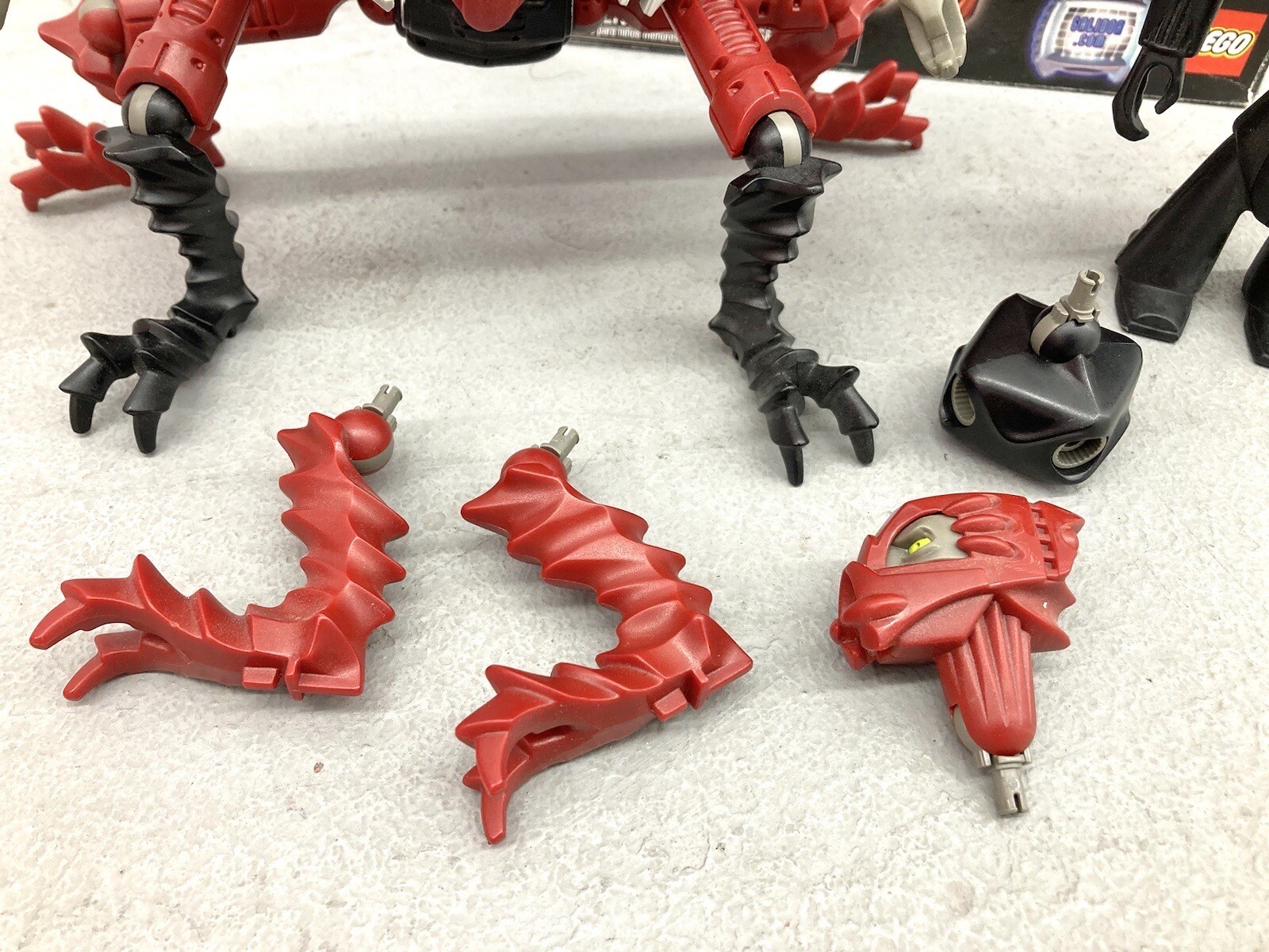 LEGO Galidor Ooni 8318 Red Monster Villain 95% Complete Box No ...