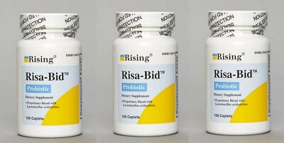 Risa-Bid Probiotic Dietary Supplement 100 Caplets X 3 Packs | eBay