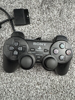 Sony PlayStation 2 (PS2) Original OEM DualShock 2 Controller Black ...