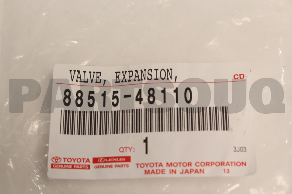 8851548110 Genuine Toyota VALVE, EXPANSION 88515-48110 | eBay