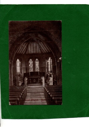 Real Photo Postcard Interior of Parish Church in Saltney Cheshire ...