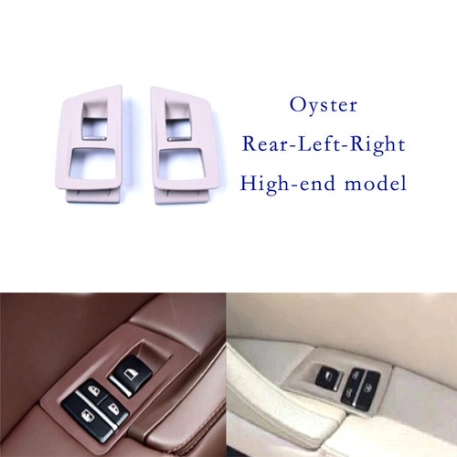 For BMW 5 Series F10/F11/18 Rear Window Lift Switch Button Frame 2PCS ...