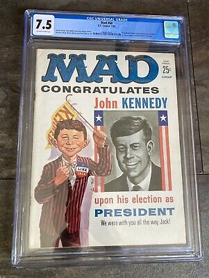 Mad Magazine Issue 60 Issue Date 1/61 Issue Year 1961 CGC 7.5 | eBay