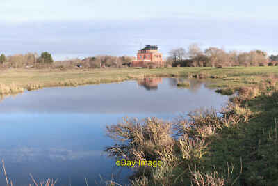 Photo 6x4 Pond and Control Tower, Greenham Common Newbury Formerly one ...