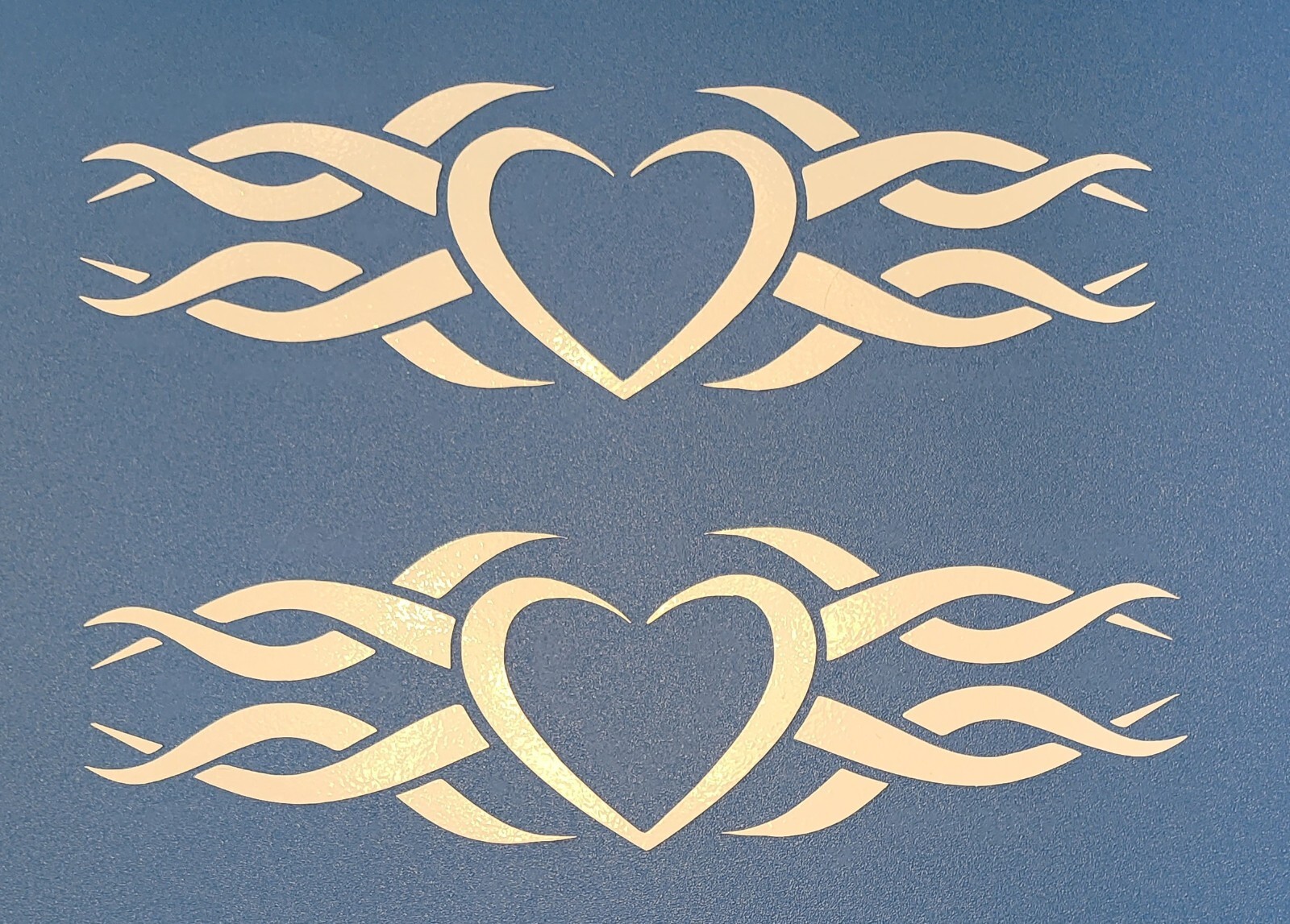 PAIR of Tribal Heart Decal Sticker Tribal Heart Sticker Heart ...