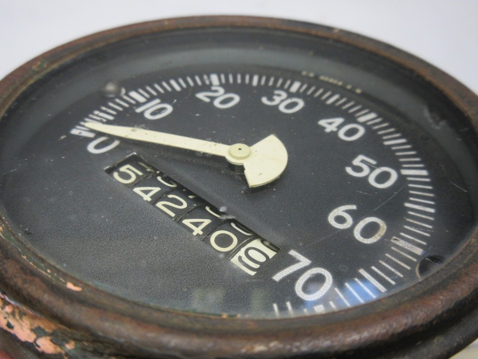 Willys Jeep CJ2A CJ3A CJ3B King Seeley KS 40904-A-N Speedo Speedometer ...