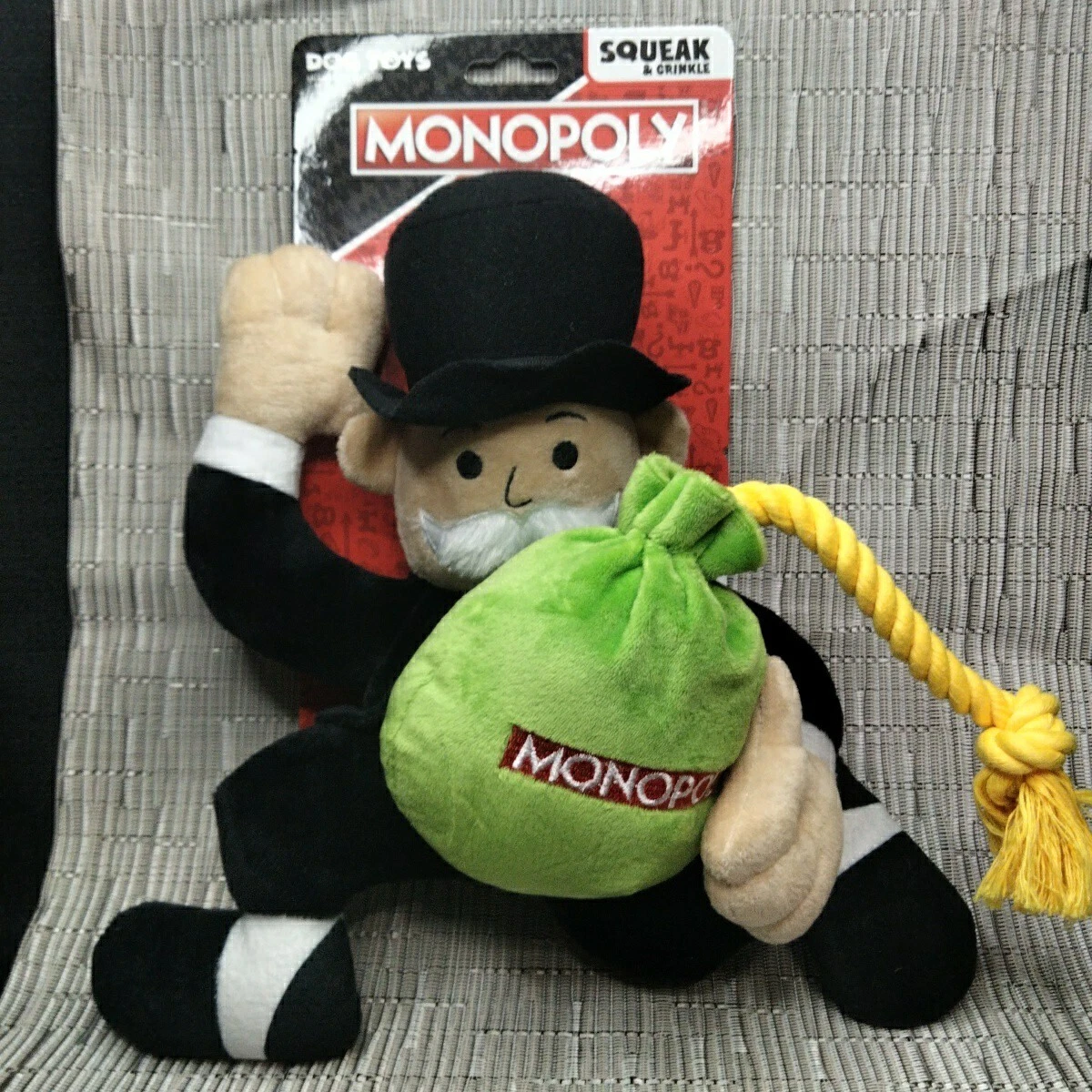 Black Monopoly Man With Money Bags