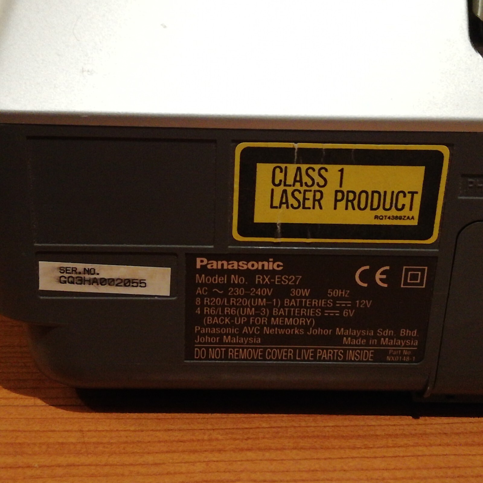 Panasonic RX-ES27 CD/Cassette/ Radio Boombox Power Blaster - Tested | eBay