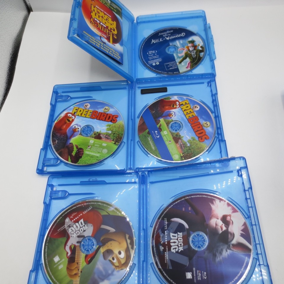 Lot Of 8 Blu Ray Dvds Kids Movies Turbo Abominable Boss Baby Emoji ...