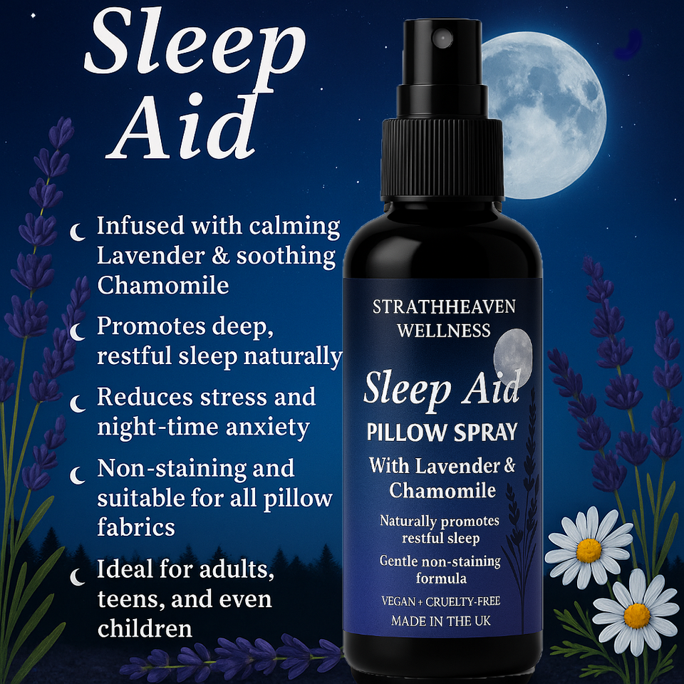 Strathheaven Wellness Sleep Aid Pillow Spray Natural Lavender ...