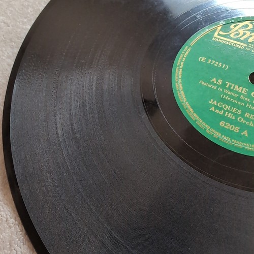 78 RPM As Time Goes By I'm Sorry Dear Jacques Renard Brunswick 6205 | eBay