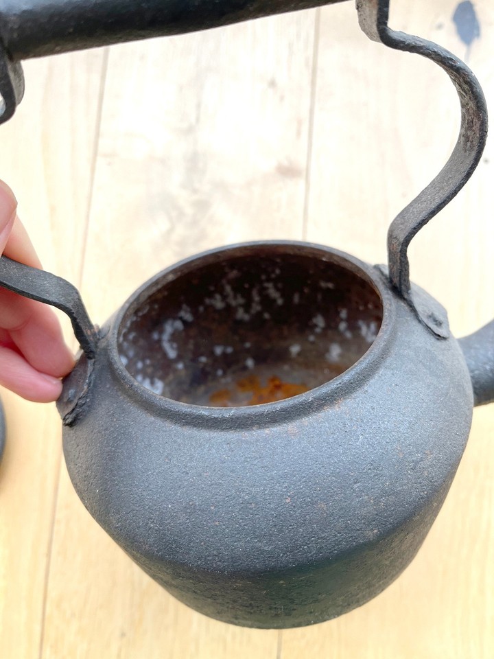 Antique Cast Iron Humidifier Kettle - John Law Foundry 1800s Gatemarked ...