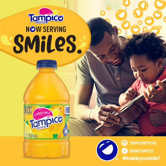 Tampico Citrus Punch Orange Tangerine Lemon Juice Drink 10 Fl Oz 15 ...