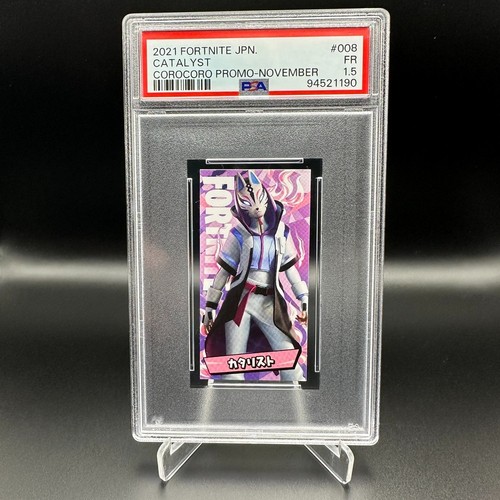 Fortnite 2021 #008 CATALYST CoroCoro PROMO PSA 1.5 Raro Pop 1 🔥🔥🔥 | eBay