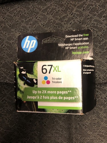 HP 67XL High Yield Tri-Color Original Ink Cartridge(3YM58AN) | eBay