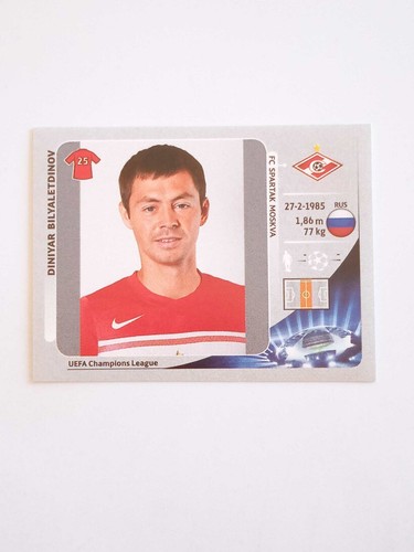 N. 490 Diniyar Bilyaletdinov FC Spartak Moskva - Champions League 2012/ ...