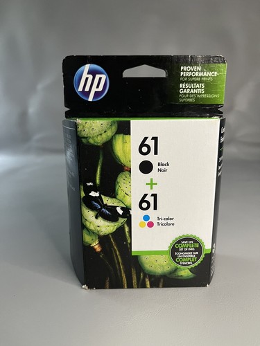 HP 61 Ink Cartridge Combo Pack Black and Tri Color Combo 2 Cartridges Exp 3/2019 885631805961| eBay