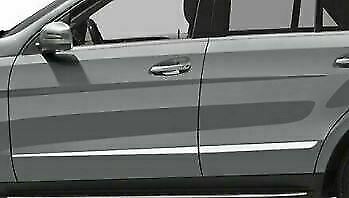 2012-2017 Mercedes ML/2016-2019 GLE 6Pc W166 Flat Body Side Molding ...