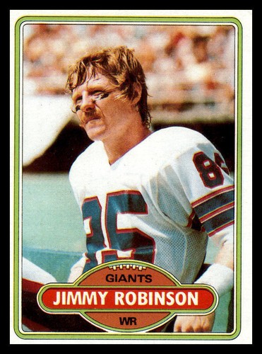 1980 Topps Jimmy Robinson #74 New York Giants | eBay