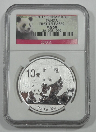 2012 China S10Y Panda First Releases NGC MS 69 1oz .999 Fine Silver | eBay