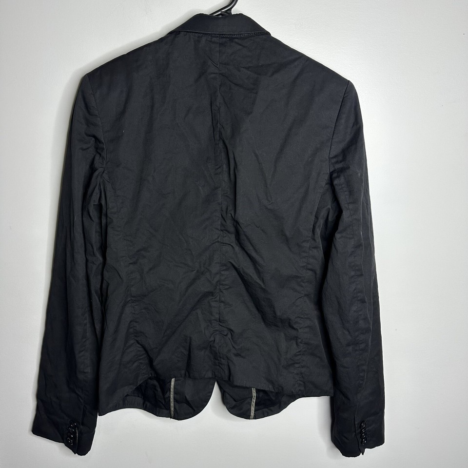 Women’s Helmut Lang Size Medium Black 2 Button Blazer With Pockets ...