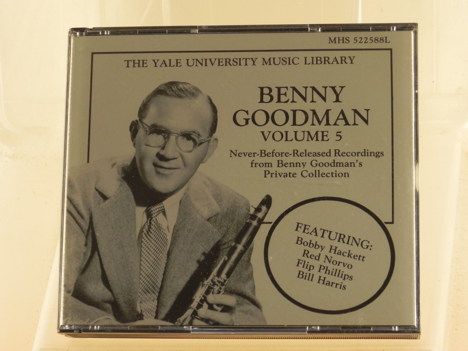 Benny Goodman Yale Archives University Music Library 2 disc CD Set Vol ...