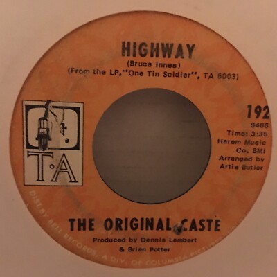 THE ORIGINAL CASTE 45 SINGLE VINYL , HIGHWAY / MR MONDAY | eBay