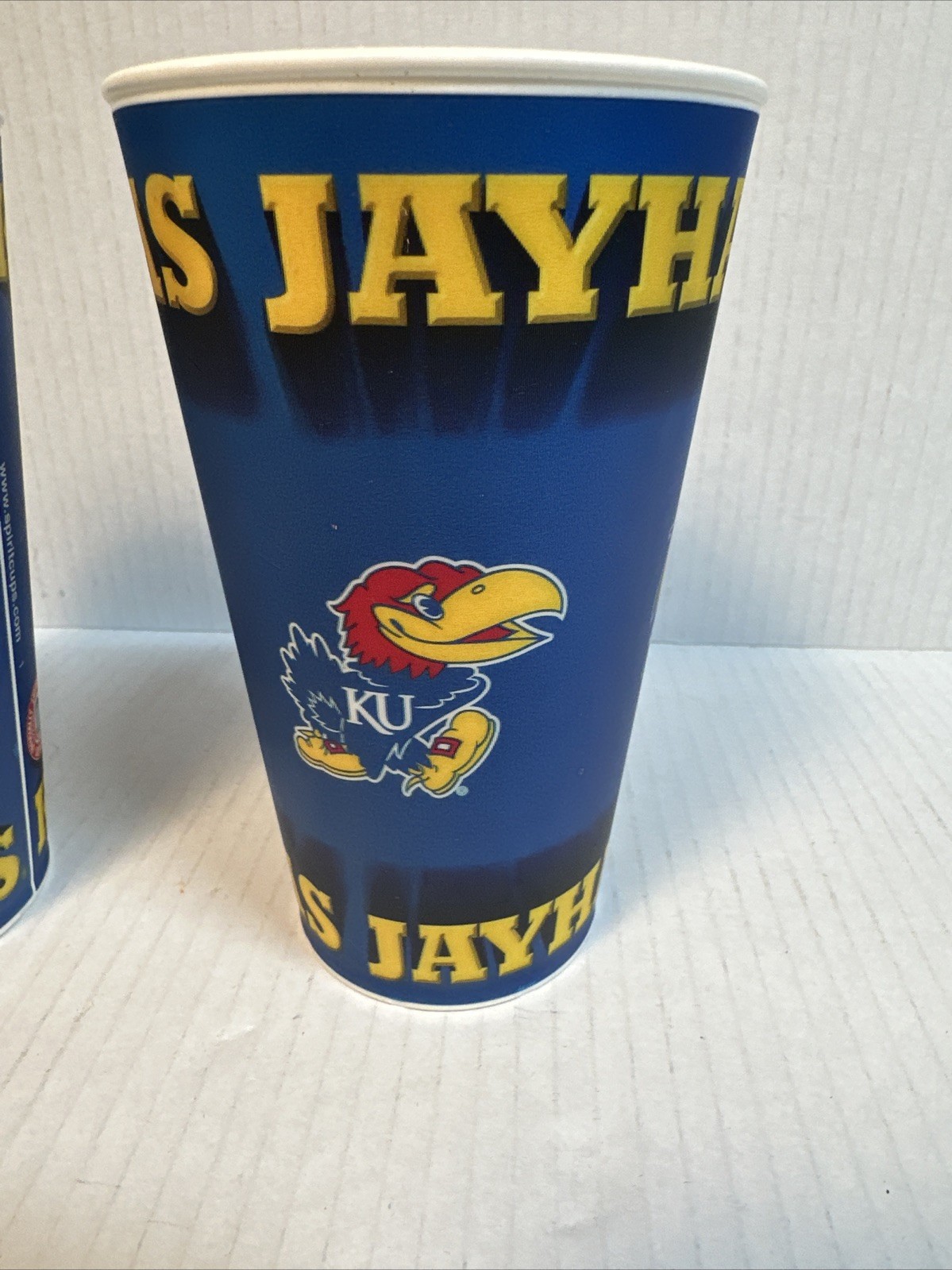 HOLOGRAM 3D University Of Kansas KU Jayhawk Tumbler Cups Set Of 2 ...