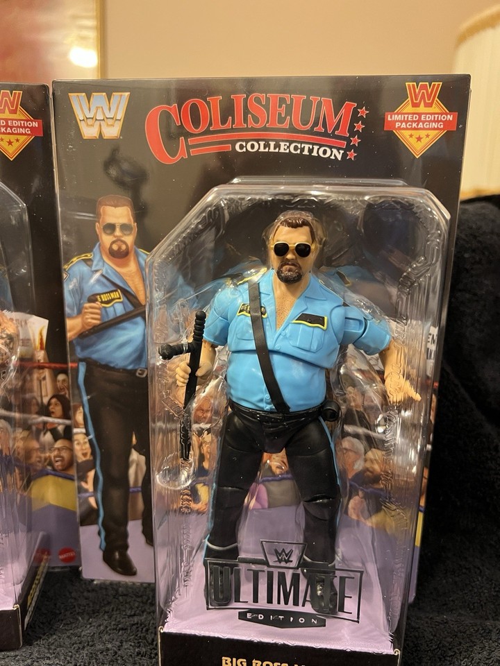 WWE Coliseum Collection Bam Bam Bigelow & Big Boss Man Black Card Chase ...