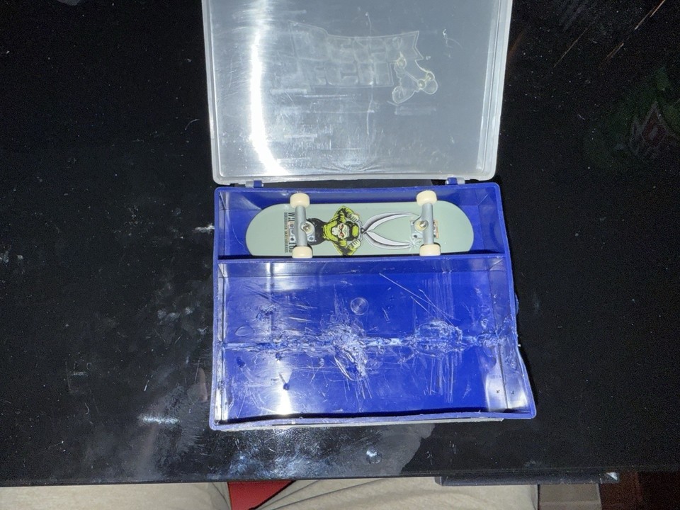 Vintage Tech Deck Carrying Box Case With Accessories Wheels Tools | eBay