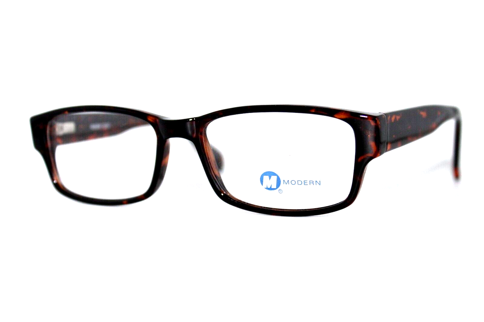 Modern Optical SLICK Tortoise Rectangular Full Rim Eyeglasses Frames 51 ...