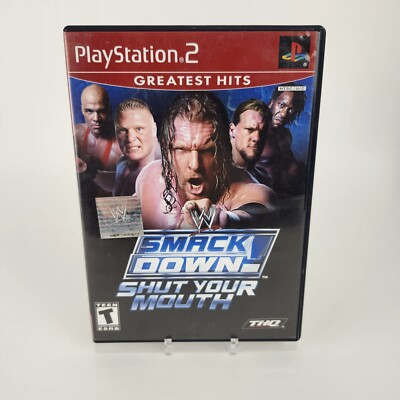 WWE SmackDown Shut Your Mouth Greatest Hits (Sony PlayStation 2 2002 ...