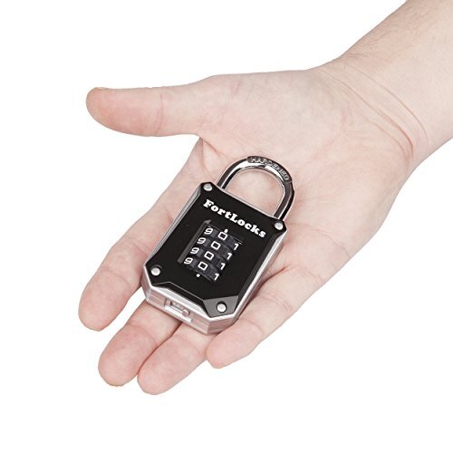 2 Pack - Heavy Duty Waterproof Resettable Combination Lock 4 Digit ...