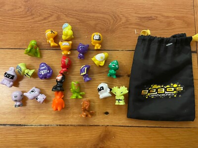 Gogos Crazy Bones Aliens Monster Robot Ninja Things Mini Lot + Bag! | eBay