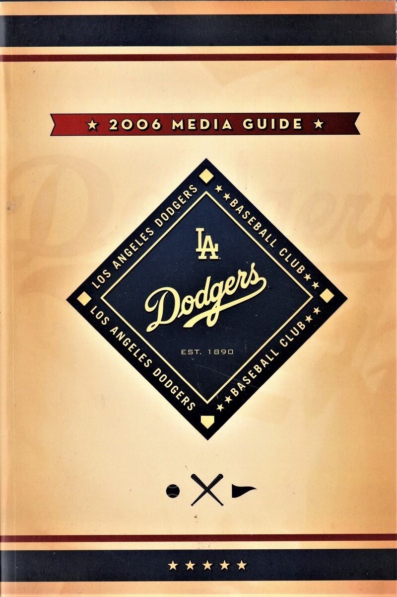 2006 Los Angeles Dodgers Baseball MLB Media GUIDE | eBay