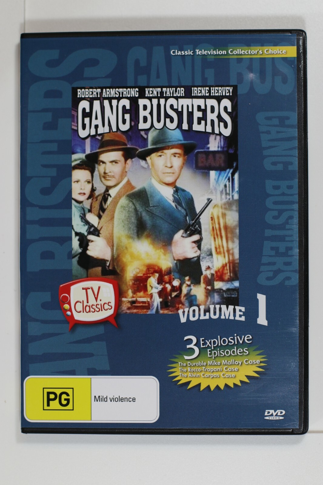 Gang Busters Volume 1 (DVD,1942) Kent Taylor - Region 4 Preowned (D845 ...