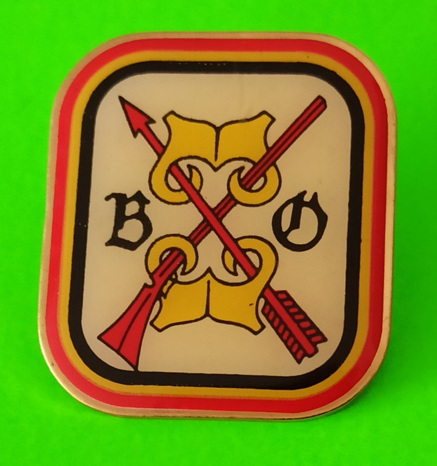 Pins militaire Armoirie B O. Flèche Arc | eBay