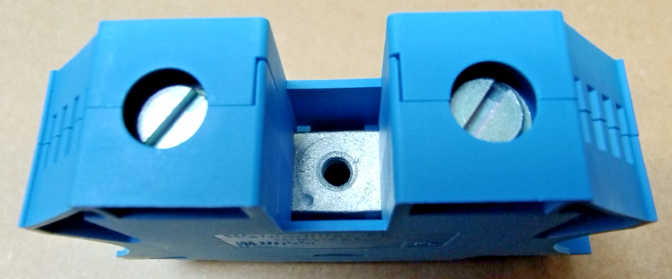 Weidmüller WDU 35N blau Durchgangsklemme Schraubanschluss 35 mm² 20 St ...