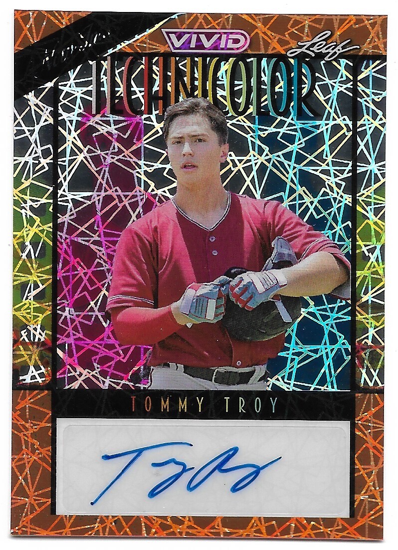2023 Leaf Vivid TOMMY TROY Autograph 1/1 (Technicolor) ARIZONA ...