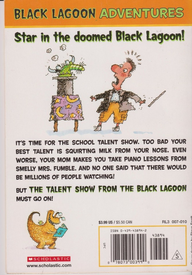 The Talent Show From The Black Lagoon #2 (Paperback: Children's Chapter ...