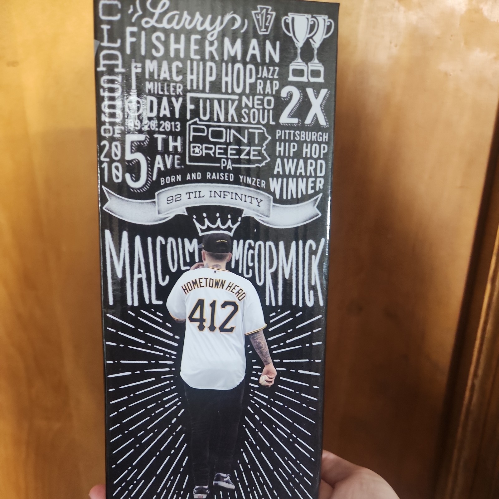 MAC MILLER BOBBLEHEAD PITTSBURGH PIRATES STADIUM GIVEAWAY 7/19/25 LTD ...