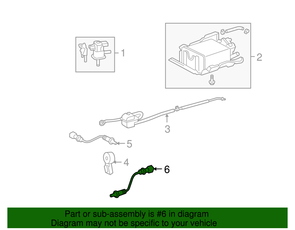 Genuine Toyota Oxygen Sensor 89465-0R080 | eBay