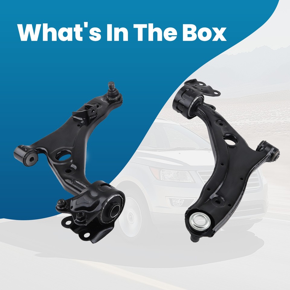 2Pc Front Suspension Lower Control Arm w/ Ball Joint for 2007-2014 Ford ...