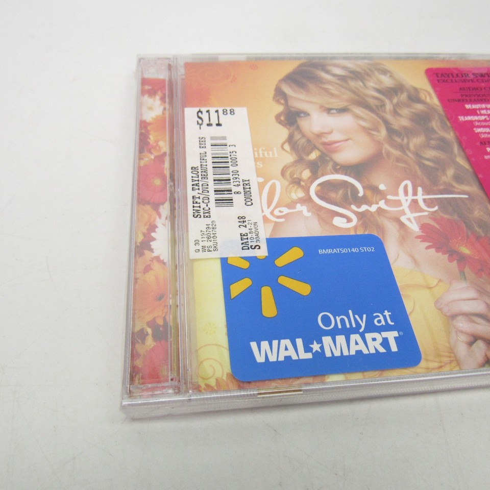 Taylor Swift Beautiful Eyes EP CD/DVD 2008 Walmart Exclusive NEW SEALED ...