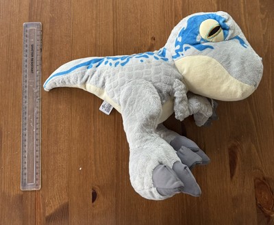 Jurassic World Chunky Blue Velociraptor Dinosaur 10'' Posh Paws Plush ...