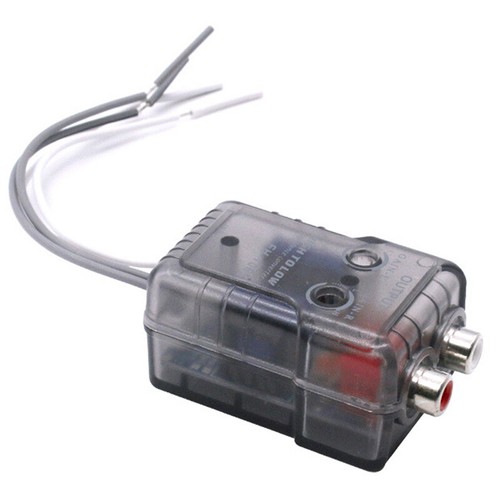 High Level Speaker Signal to Low Level RCA Adapter High to Low ...