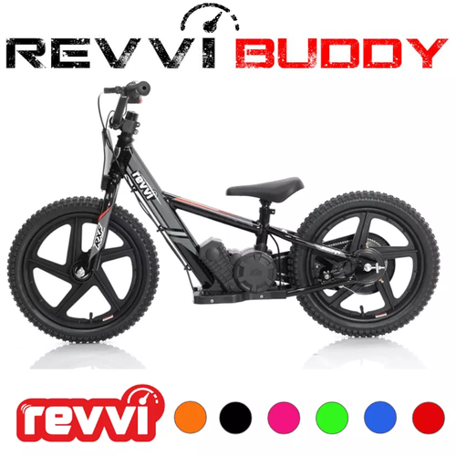 Revvi 16" Bike Kids Electric Powered Balance Bike 5+ years 250w ...