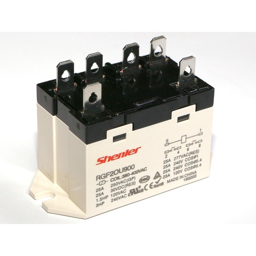 Relais 400V AC Spulenspannung 2x25A Schließer zu Heizlüftern Bauheizer ...