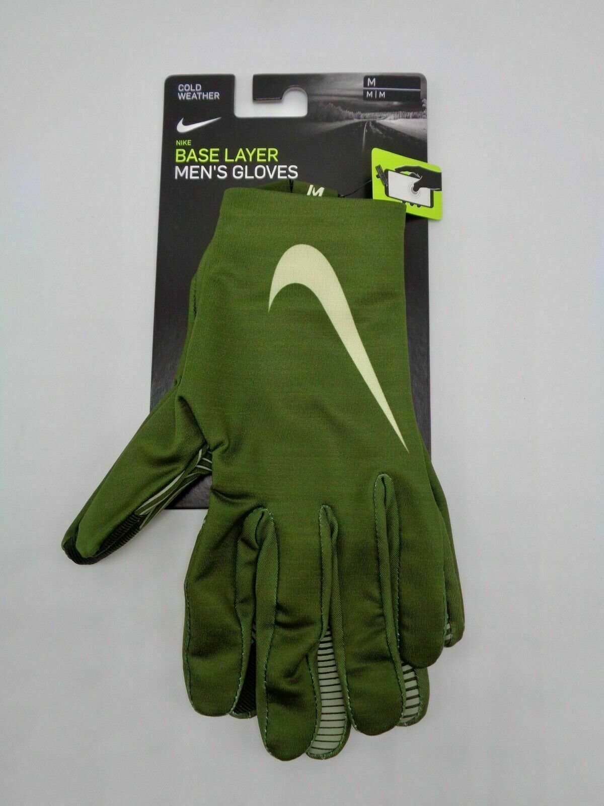 Nike Base Layer Gloves Men's Medium Legion Green/jade Horizon/muslin ...